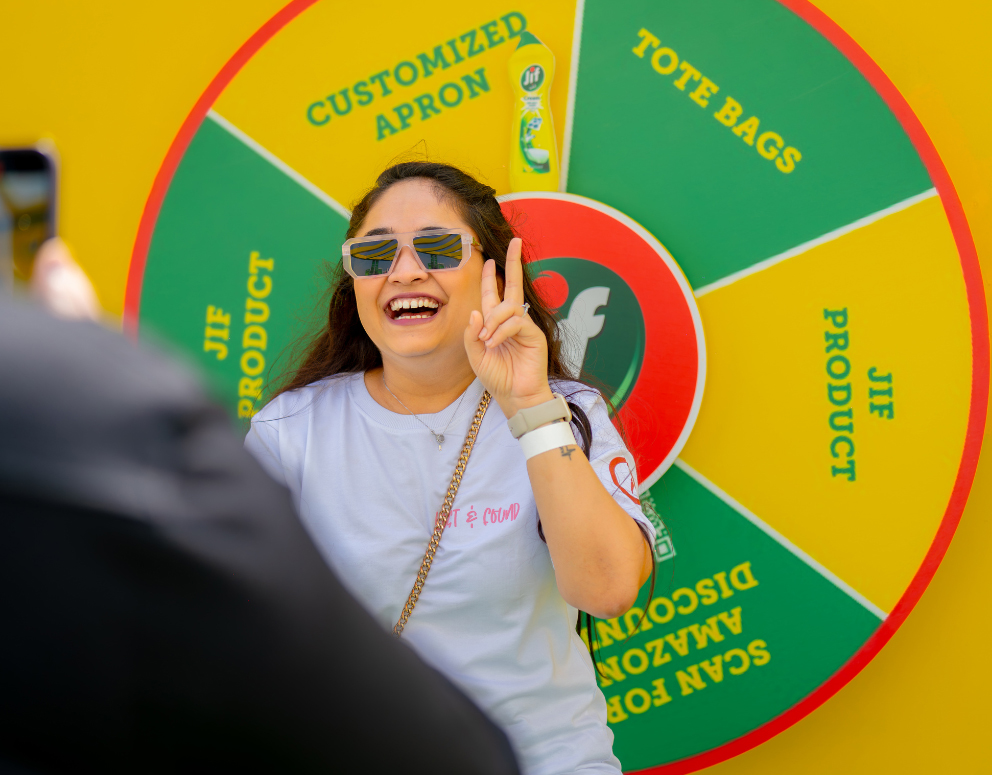 Jif Sneaker Cleaning Activation - Taste of Dubai Festival